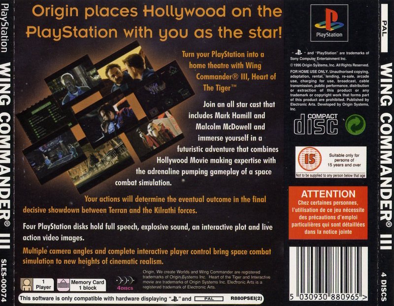 Wing Commander III: Heart of the Tiger Images - LaunchBox Games Database