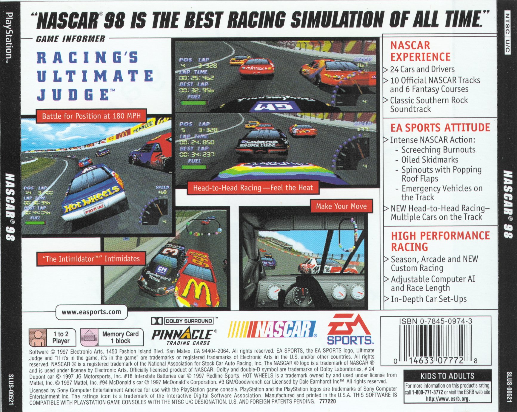 NASCAR 98 Images - LaunchBox Games Database