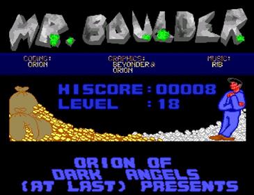 Mr. Boulder - LaunchBox Games Database