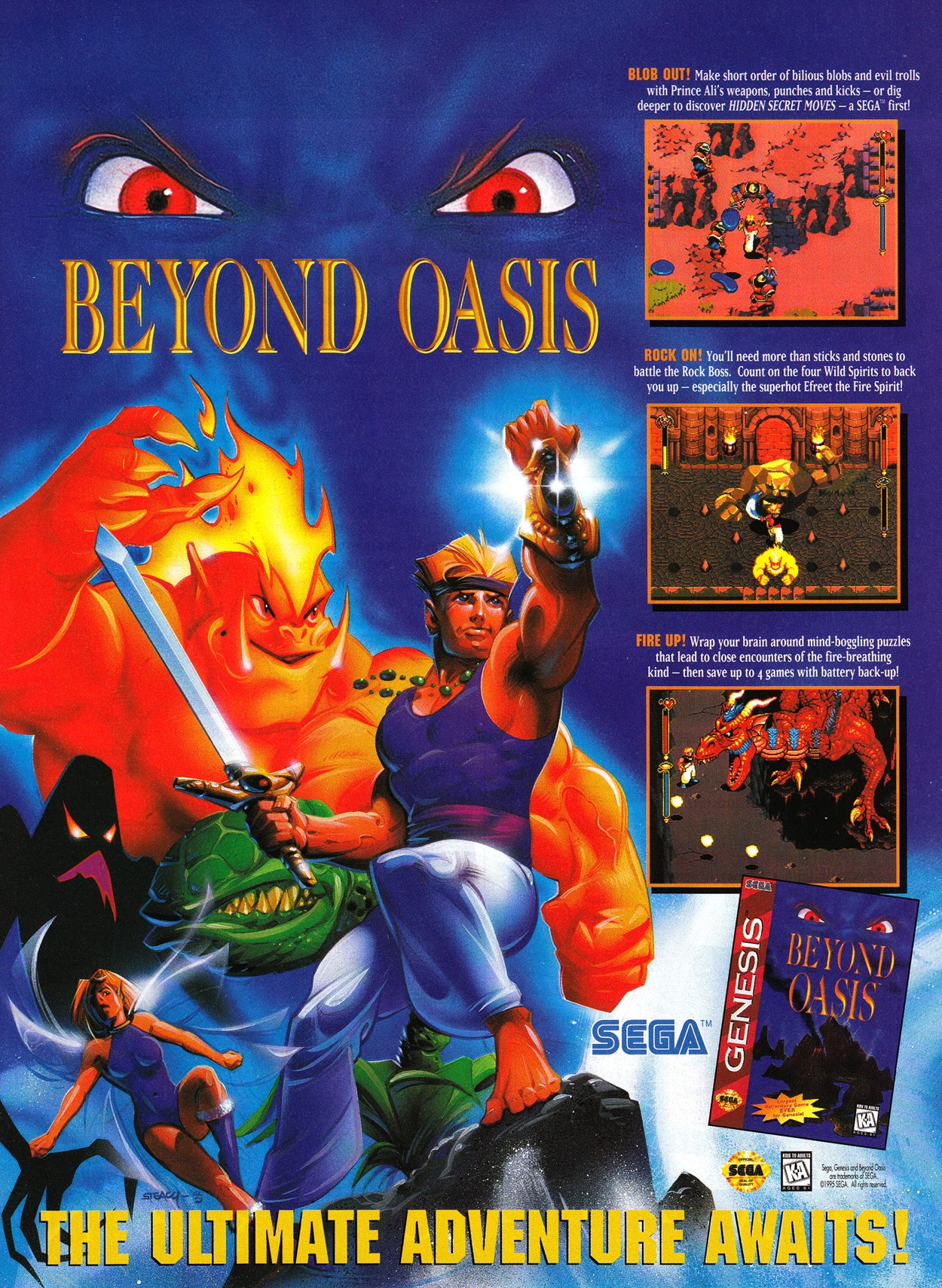 Beyond Oasis Images - LaunchBox Games Database