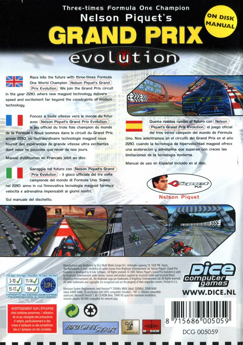 Grand Prix: Evolution Images - LaunchBox Games Database