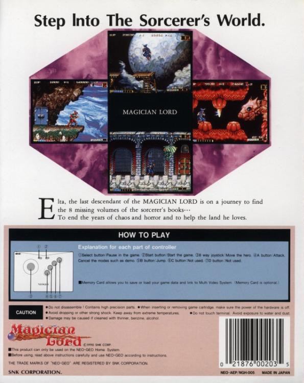 Magician Lord Images - LaunchBox Games Database