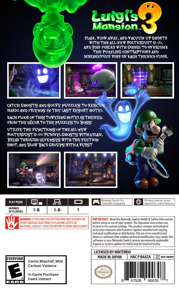Luigi's Mansion 3 Images - LaunchBox Games Database
