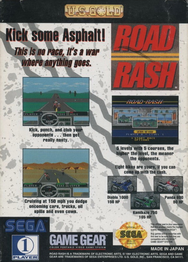 Road Rash Images - LaunchBox Games Database