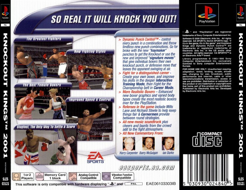 Knockout Kings 2001 Images - LaunchBox Games Database