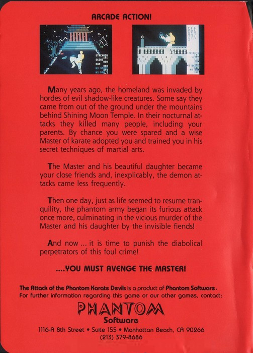 The Attack of the Phantom Karate Devils Images - LaunchBox Games Database