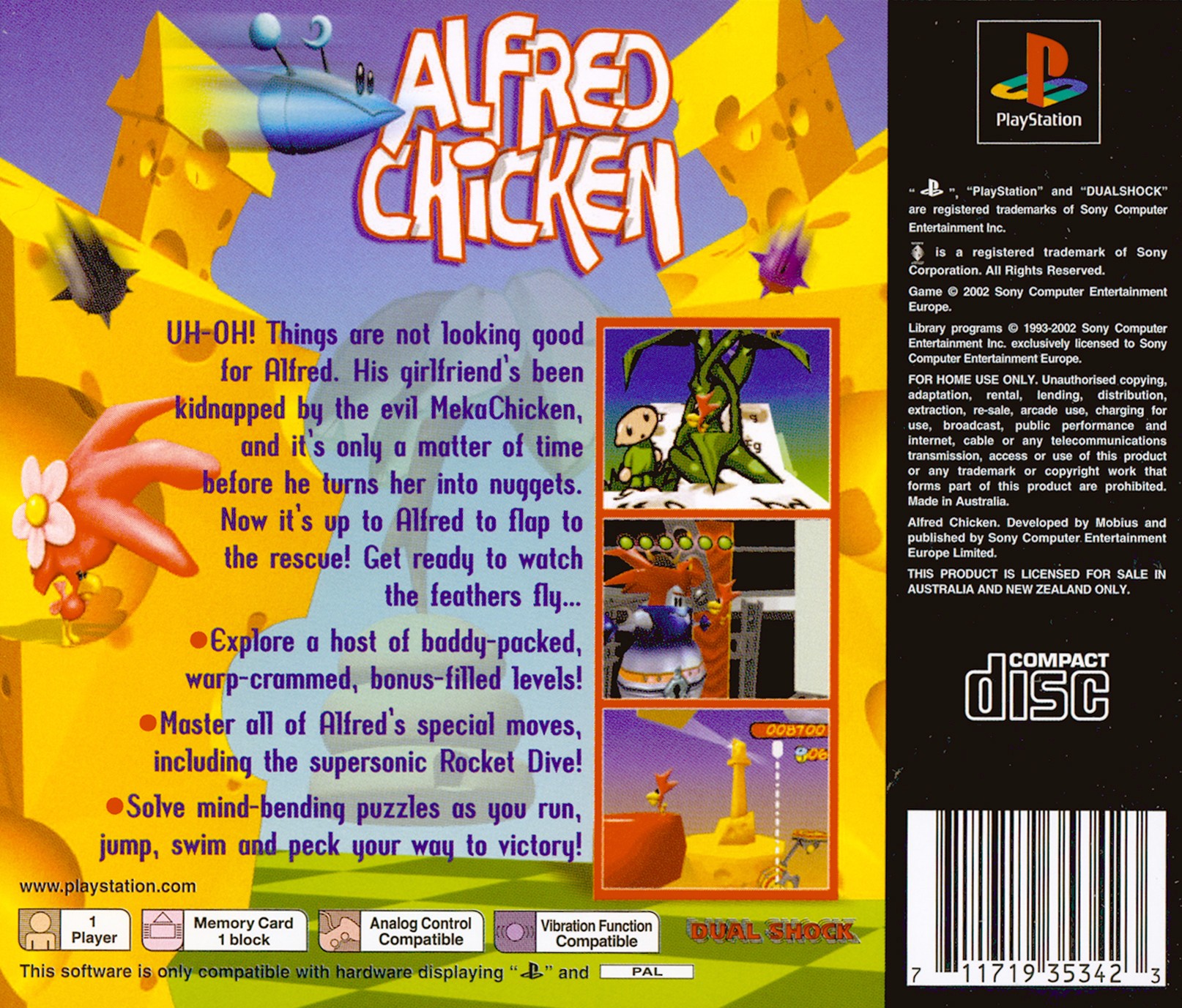 Alfred Chicken Images - LaunchBox Games Database