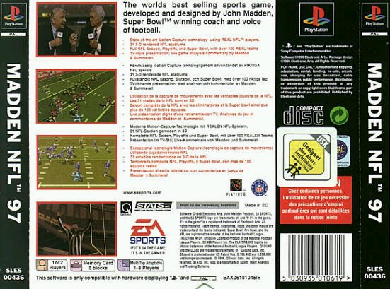Madden NFL 97 Images - LaunchBox Games Database