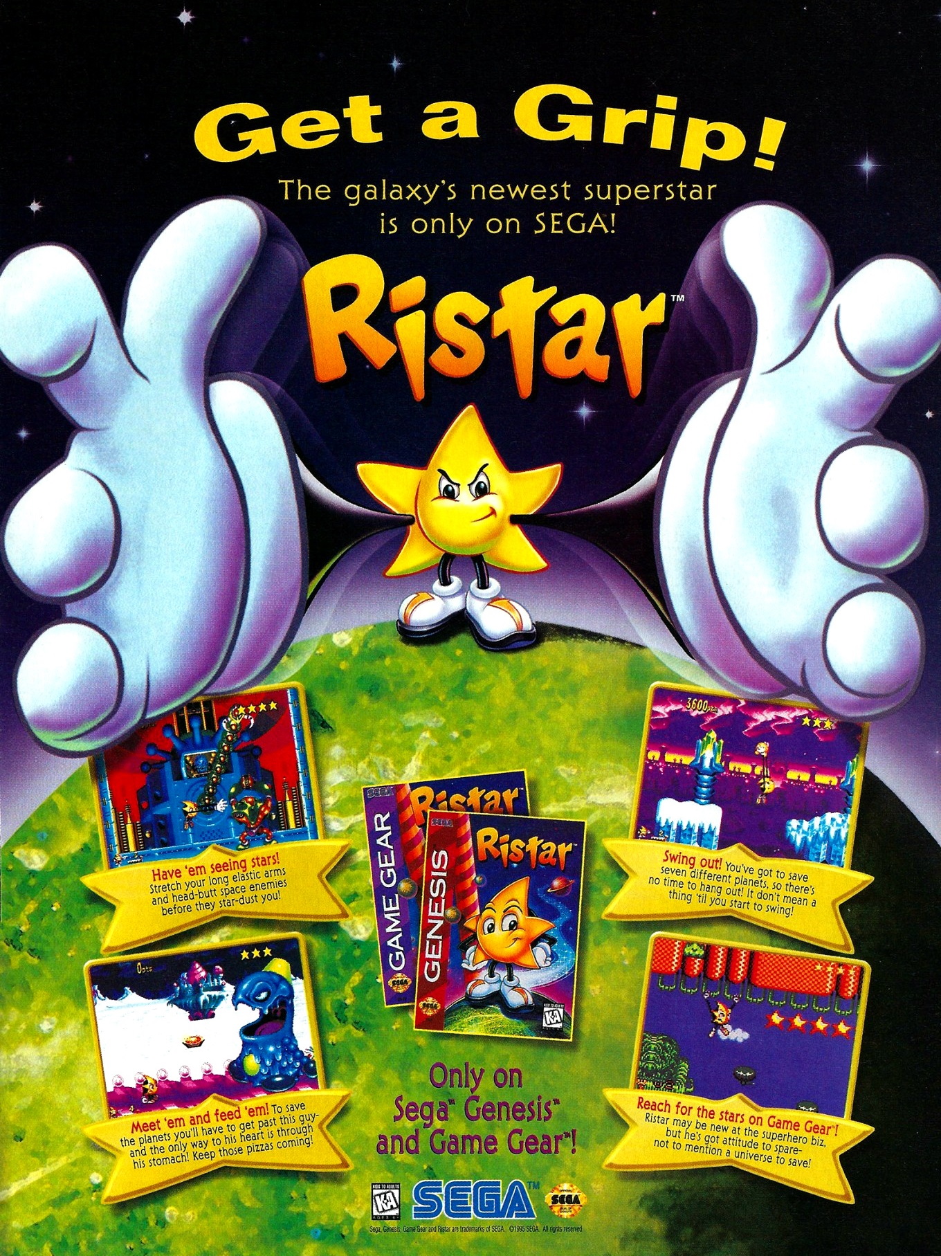 Ristar Images - LaunchBox Games Database