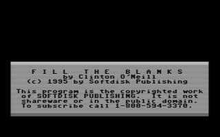 Fill the Blanks Images - LaunchBox Games Database