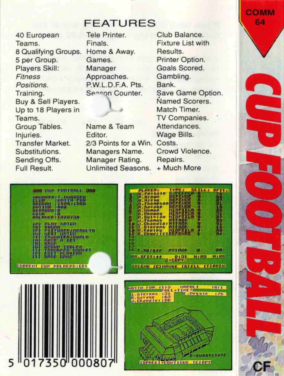 Cup Football Images - LaunchBox Games Database