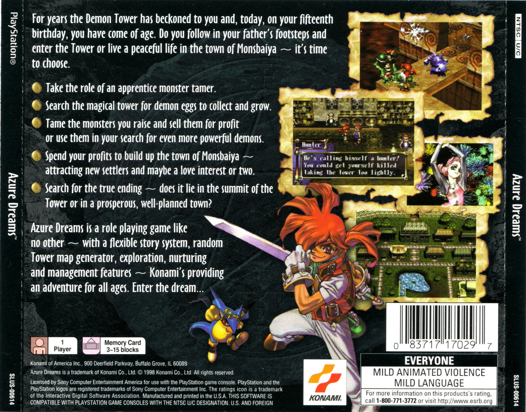 Azure Dreams Images - LaunchBox Games Database