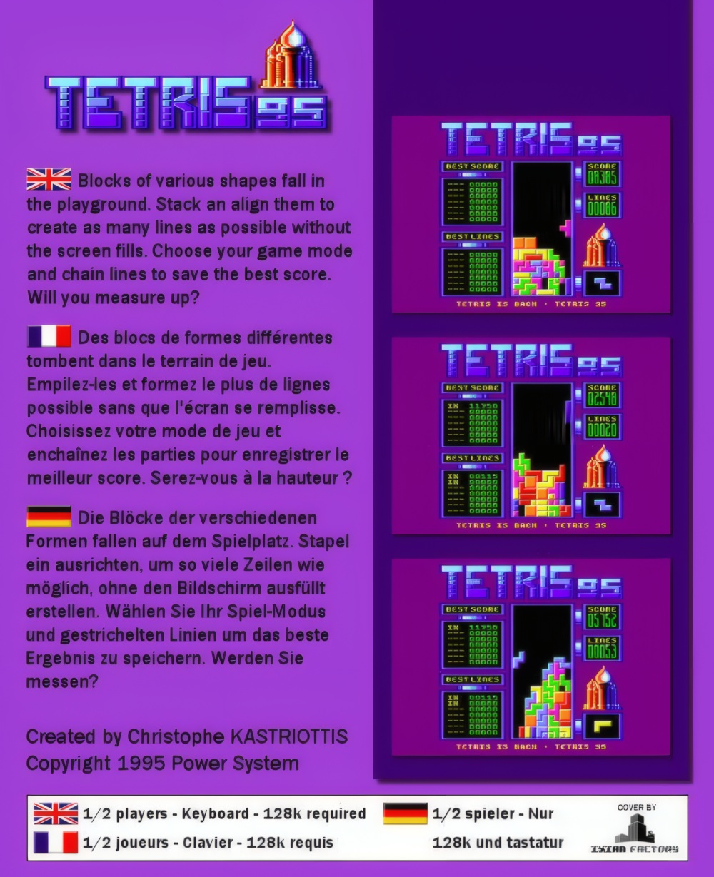 Tetris 95 Images - LaunchBox Games Database