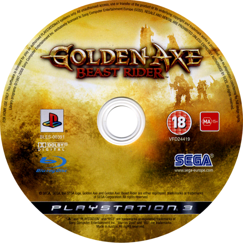 Golden Axe: Beast Rider Images - LaunchBox Games Database