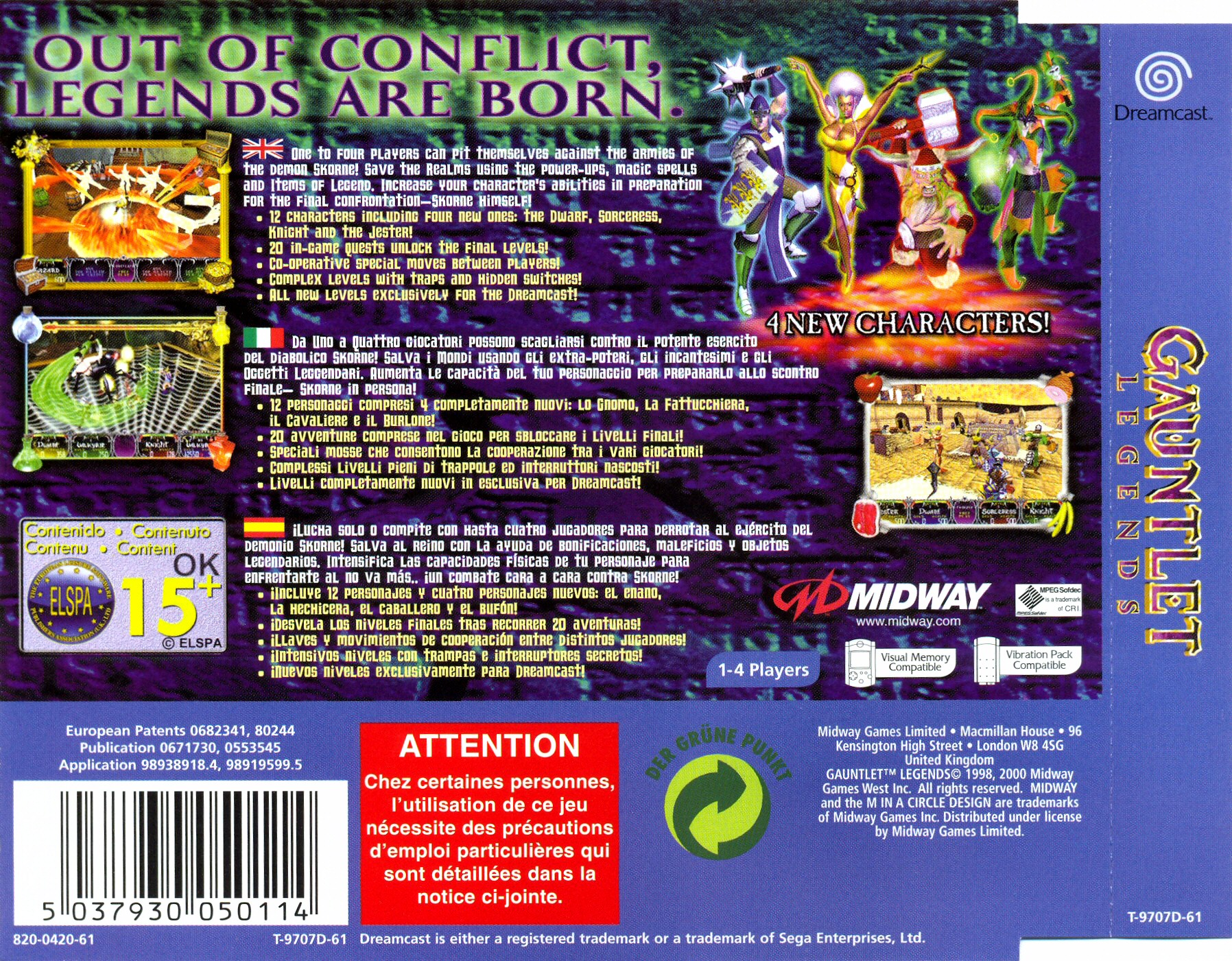 Gauntlet Legends Images - LaunchBox Games Database