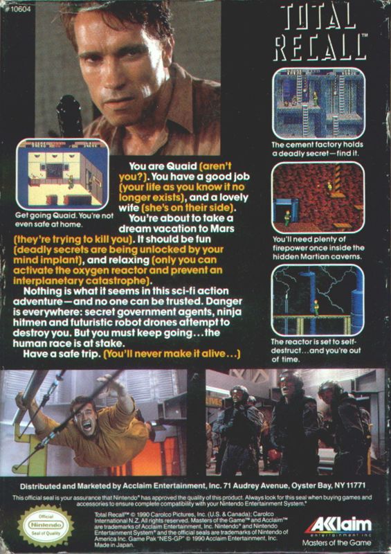 Total Recall Images - LaunchBox Games Database