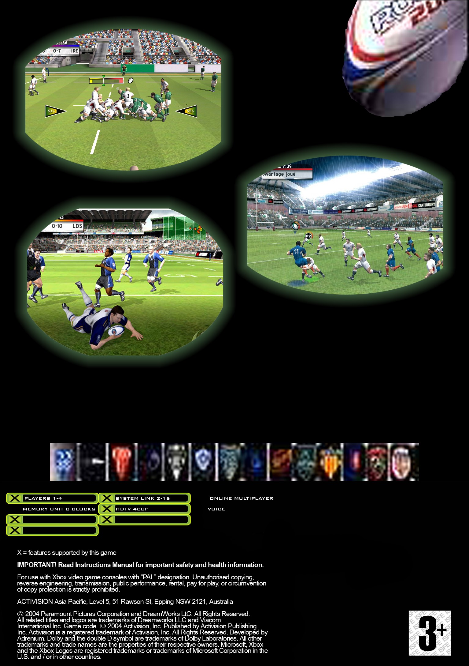 Rugby Challenge 2006 Images - LaunchBox Games Database