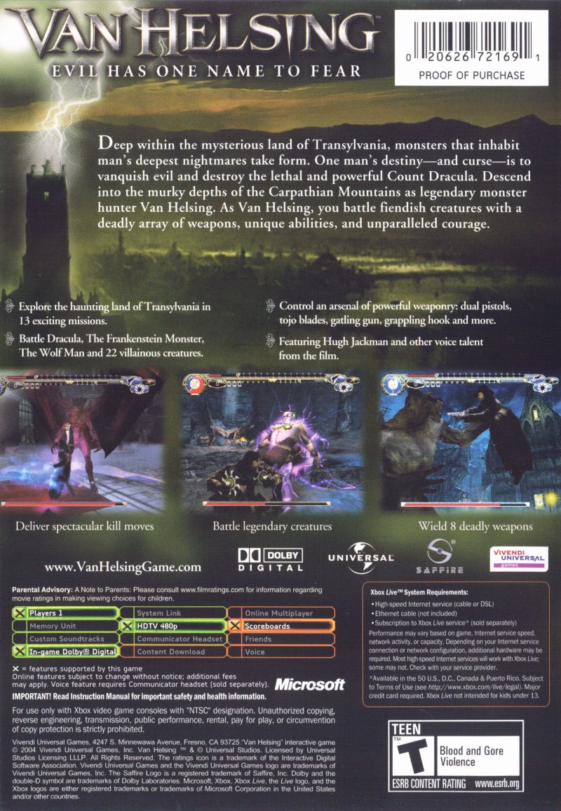 Van Helsing Images - LaunchBox Games Database