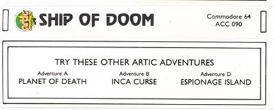 Ship of Doom Images - LaunchBox Games Database