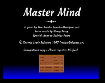 Master Mind (Saedén) Images - LaunchBox Games Database