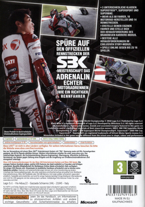SBK X: Superbike World Championship Images - LaunchBox Games Database
