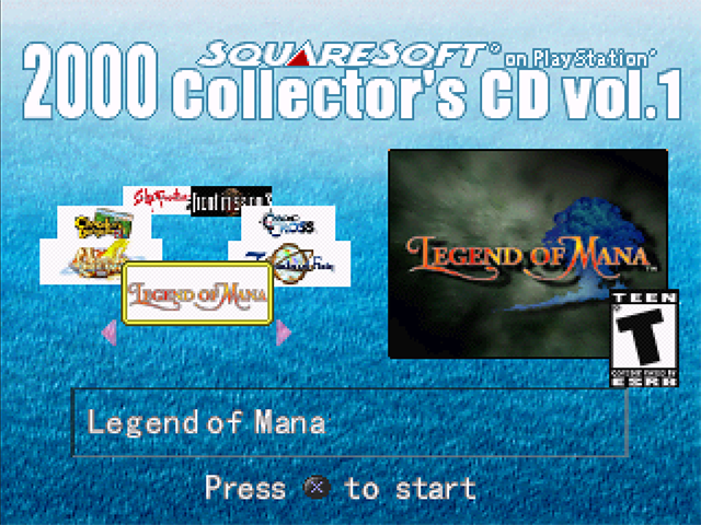 Squaresoft on PlayStation 2000 Collector's CD Vol. 3 Images - LaunchBox ...