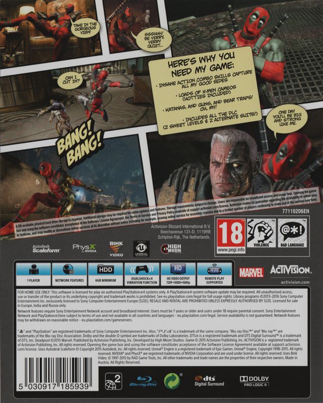 Deadpool Images - LaunchBox Games Database