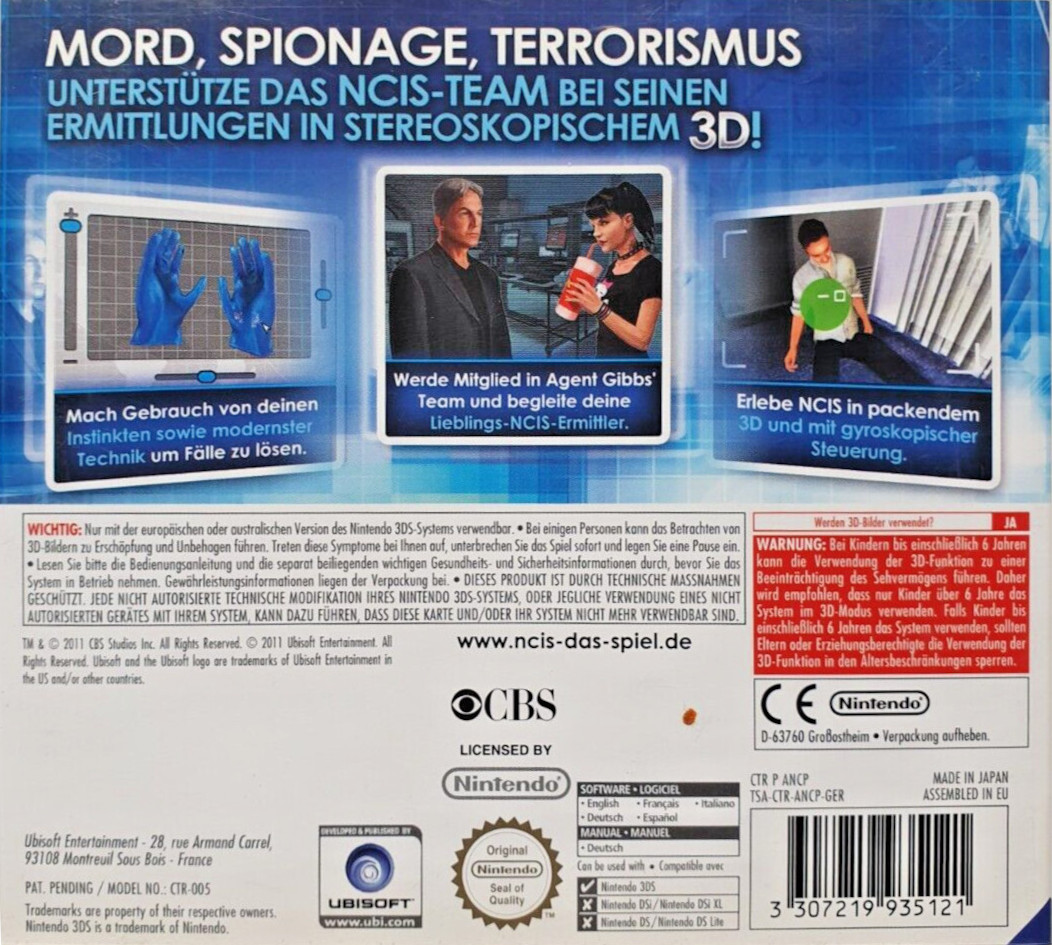 NCIS 3D Images - LaunchBox Games Database