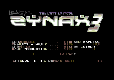 Zynax 3: The Last Episode Images - LaunchBox Games Database