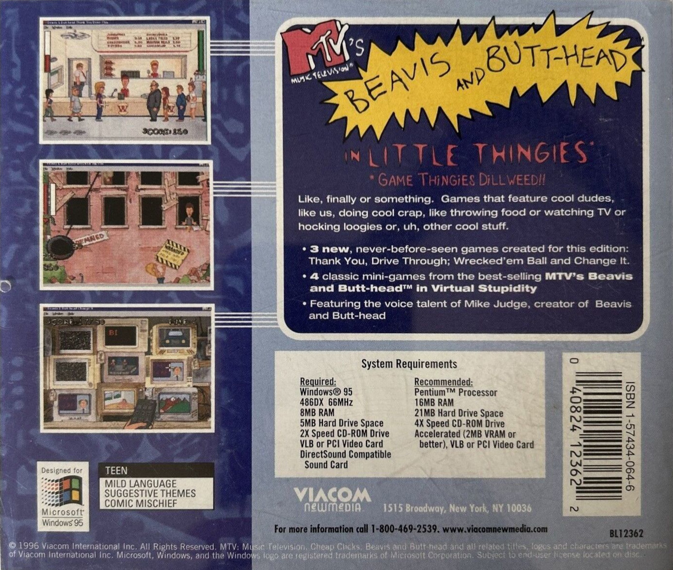 Beavis and Butt-Head in Little Thingies Images - LaunchBox Games Database