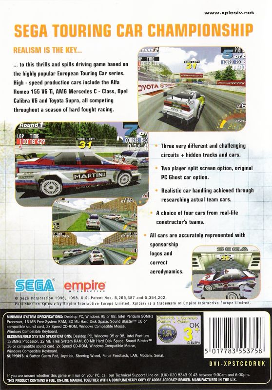 Sega Touring Car Championship Images - LaunchBox Games Database
