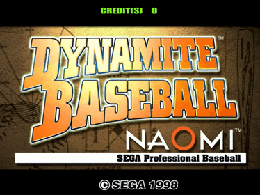 Dynamite Baseball NAOMI Images - LaunchBox Games Database