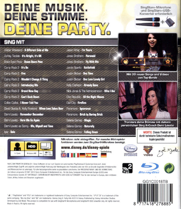 Disney Sing It: Party Hits Images - LaunchBox Games Database
