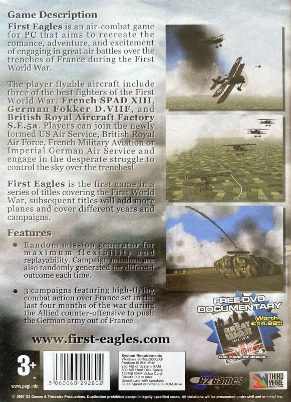 First Eagles: The Great War 1918 Images - LaunchBox Games Database