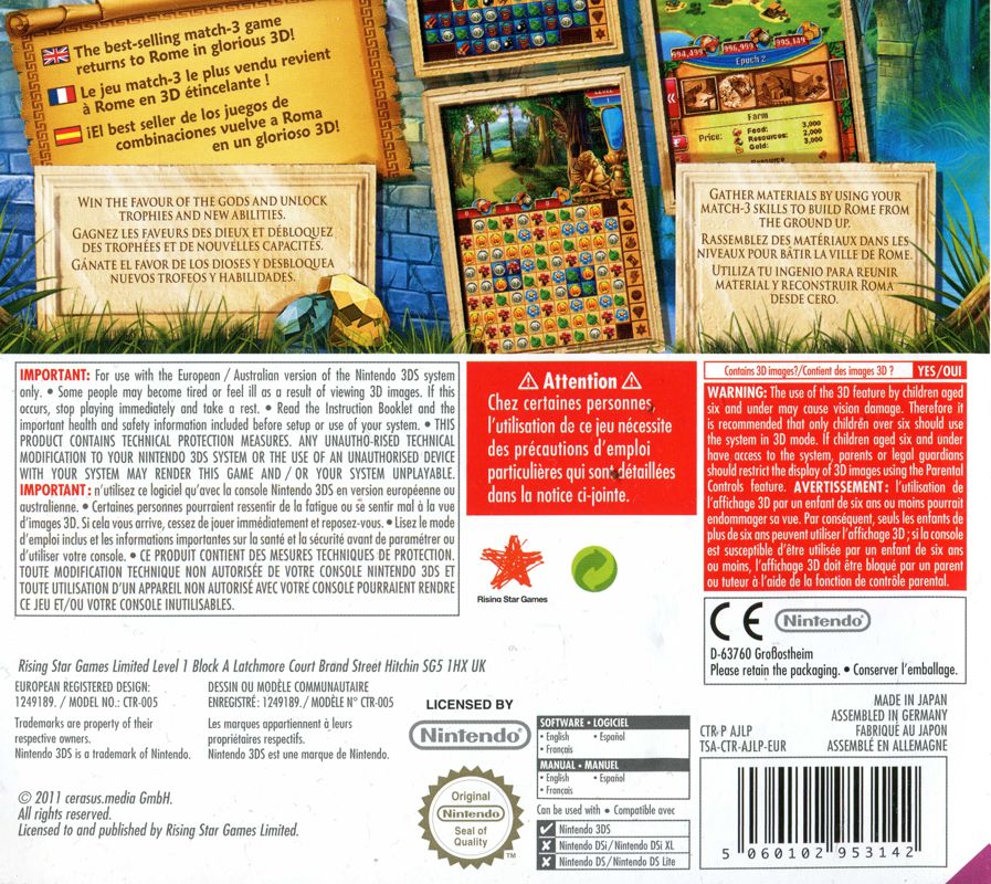 Jewel Master: Cradle of Rome 2 Images - LaunchBox Games Database