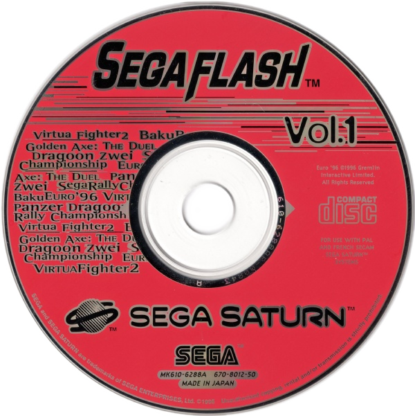 Sega Flash Vol. 1 Images - LaunchBox Games Database