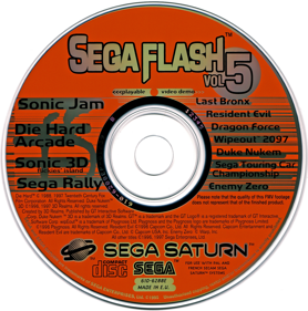 Sega Flash Vol. 5 Images - LaunchBox Games Database