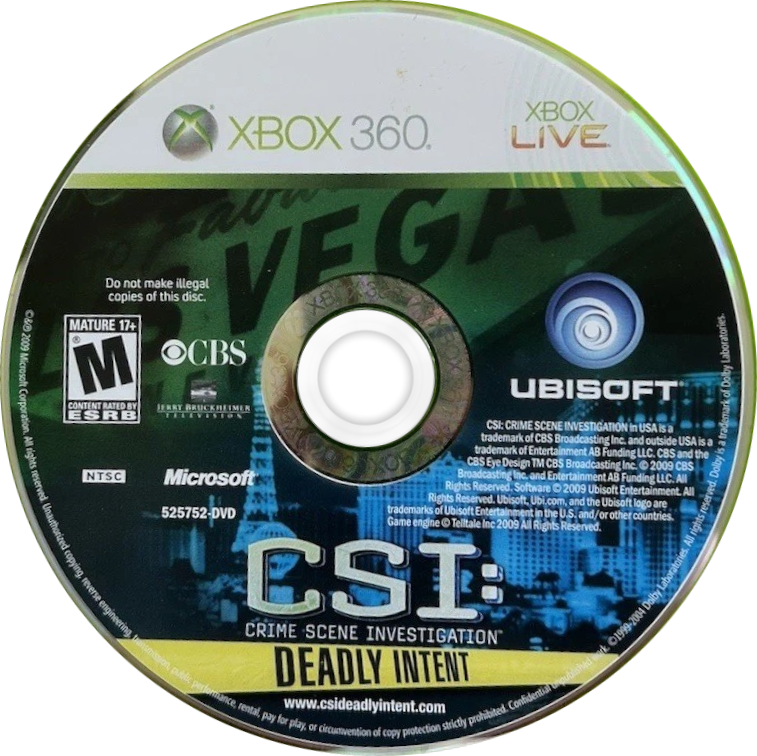 CSI: Crime Scene Investigation: Deadly Intent Images - LaunchBox Games ...
