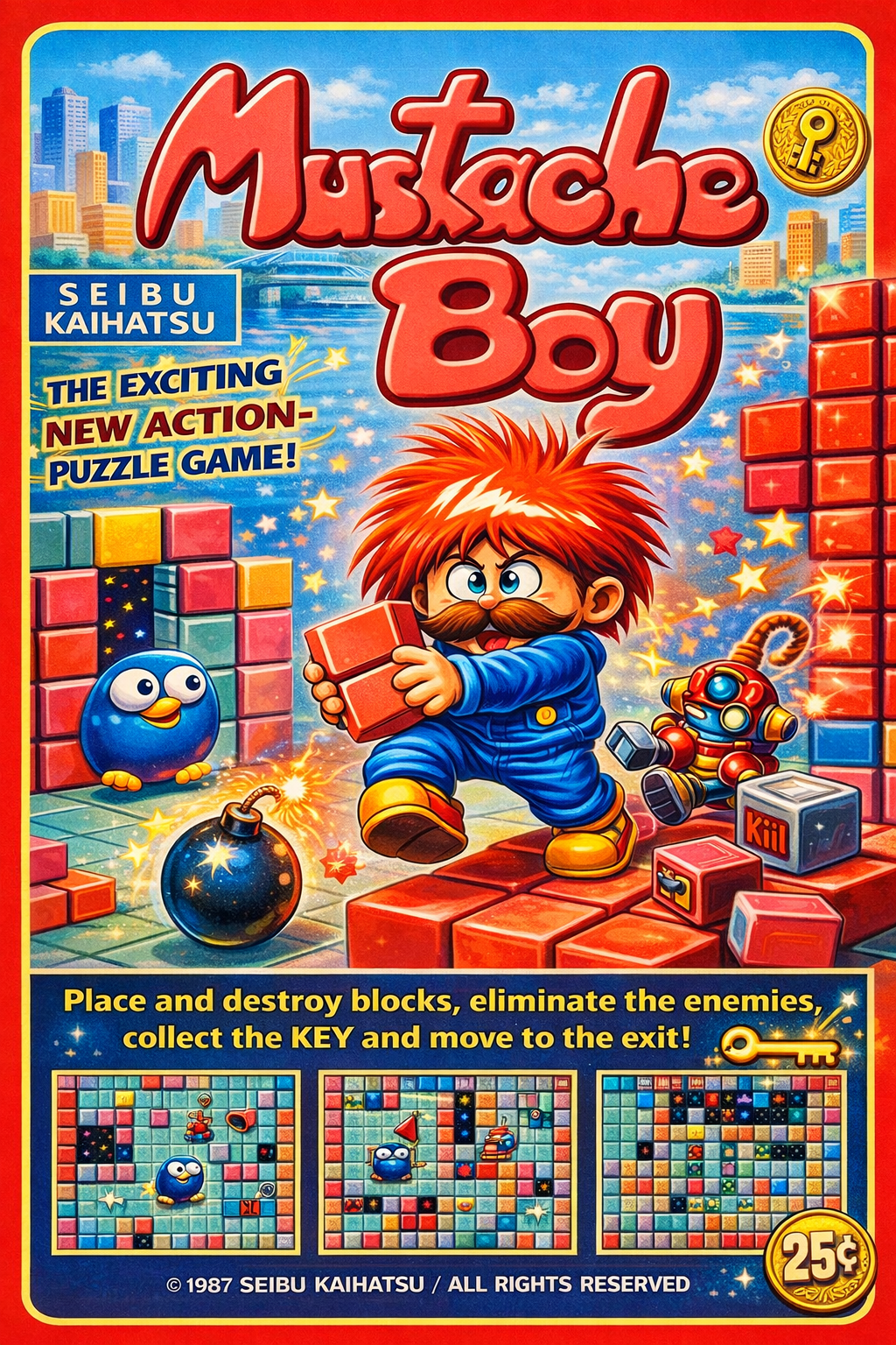 Mustache Boy Images - LaunchBox Games Database