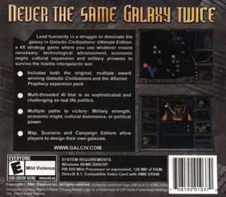 Galactic Civilizations I: Ultimate Edition Images - LaunchBox Games ...